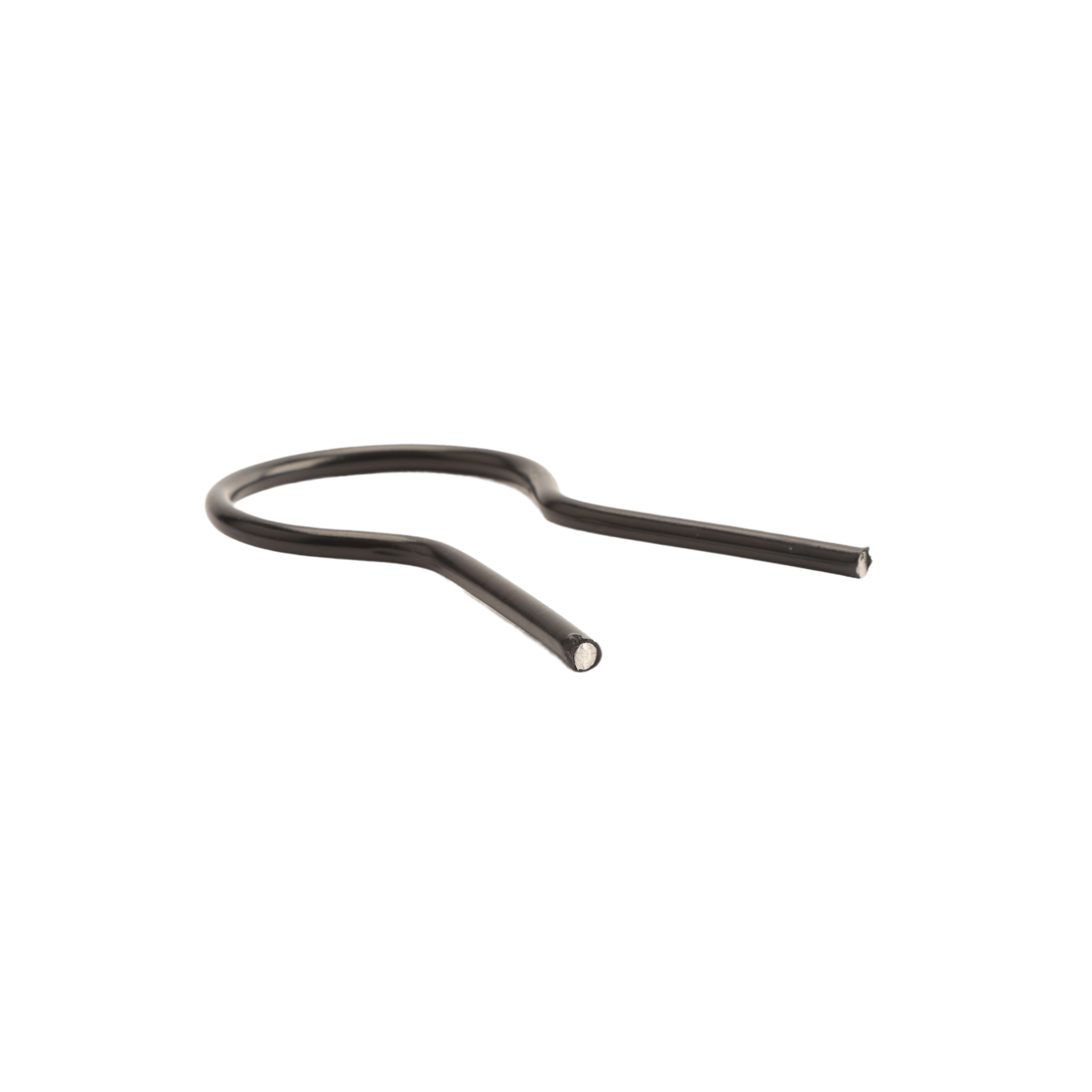 EZ Twist 1 3/8" OD 8 Gauge (9 Gauge Core) Galvanized Steel Black Fence ...