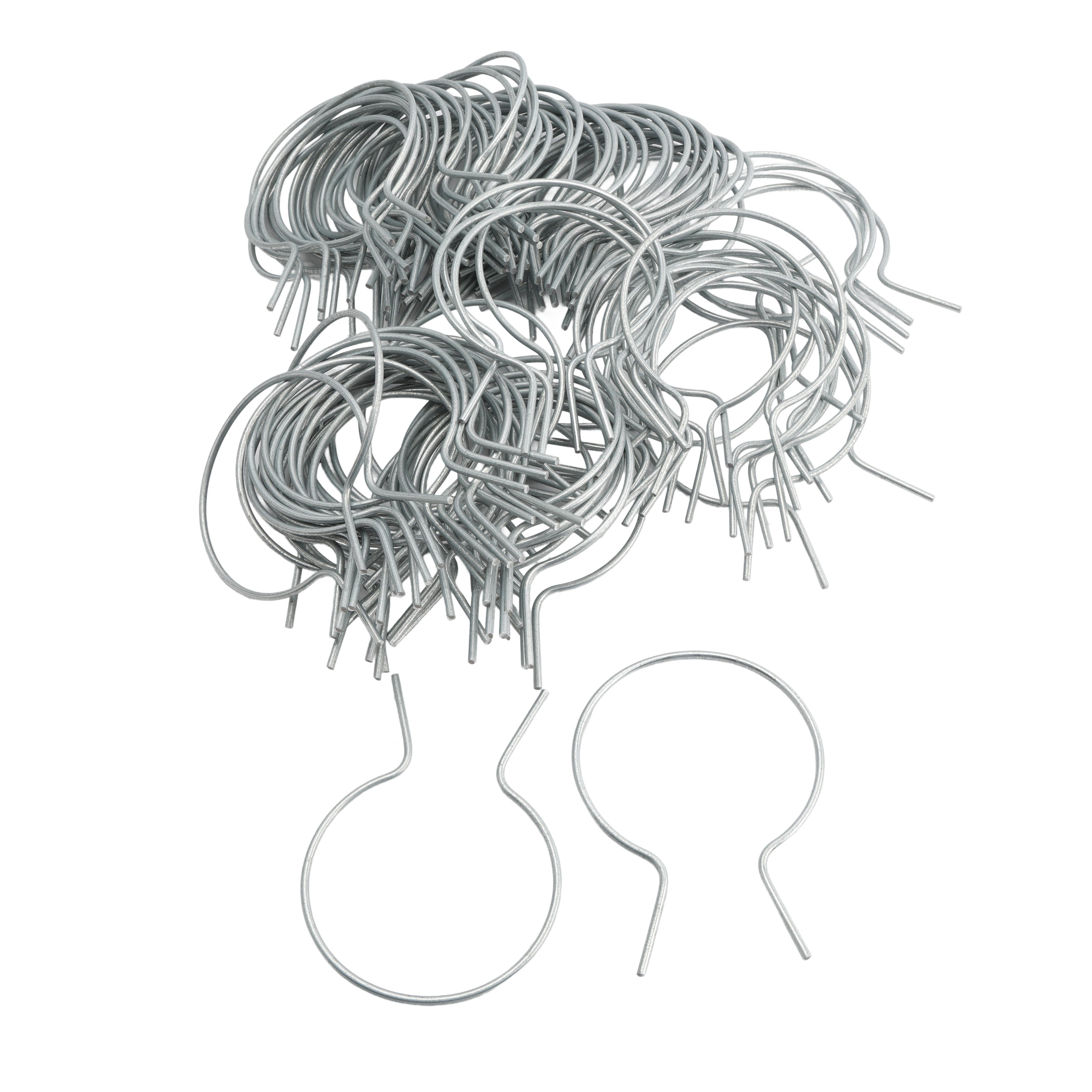 EZ Twist 3 1/2" (3 1/2" OD) x 9 Gauge Preformed Galvanized Steel Tie ...