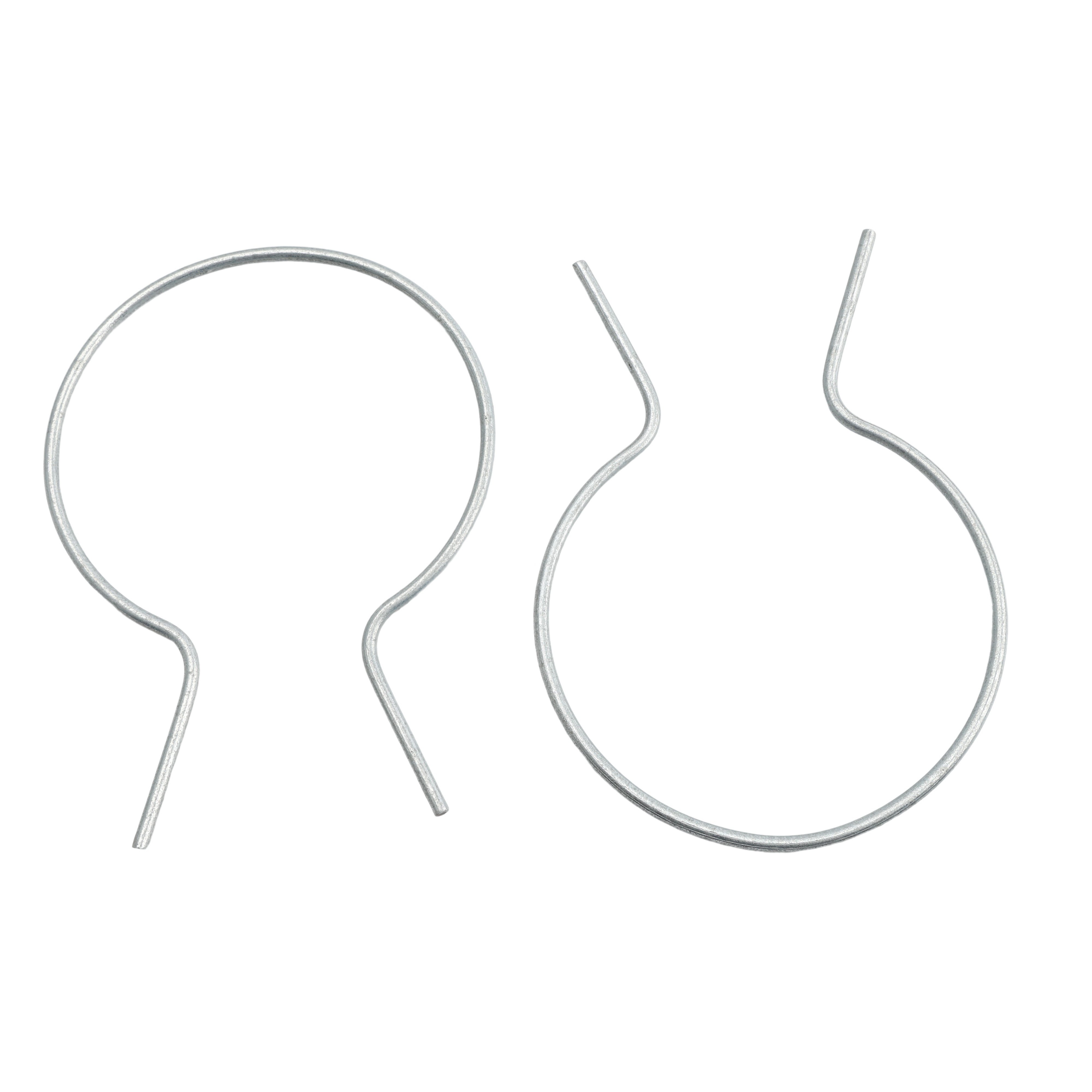 EZ Twist 3 1/2" [3 1/2" OD] 9 Gauge Preformed Steel Fence Ties [100 ...