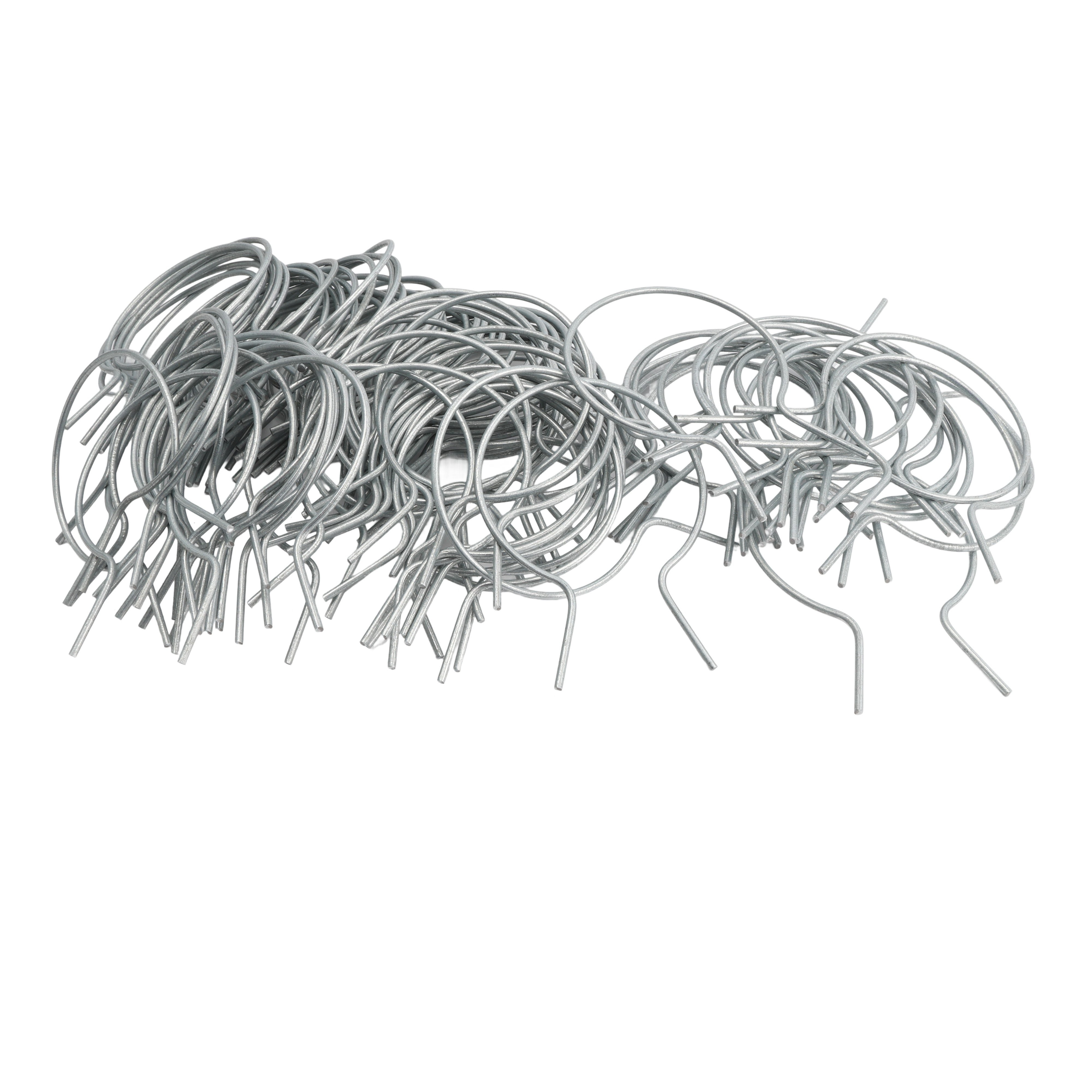 EZ Twist 3 1/2" [3 1/2" OD] 9 Gauge Preformed Steel Fence Ties [100 ...