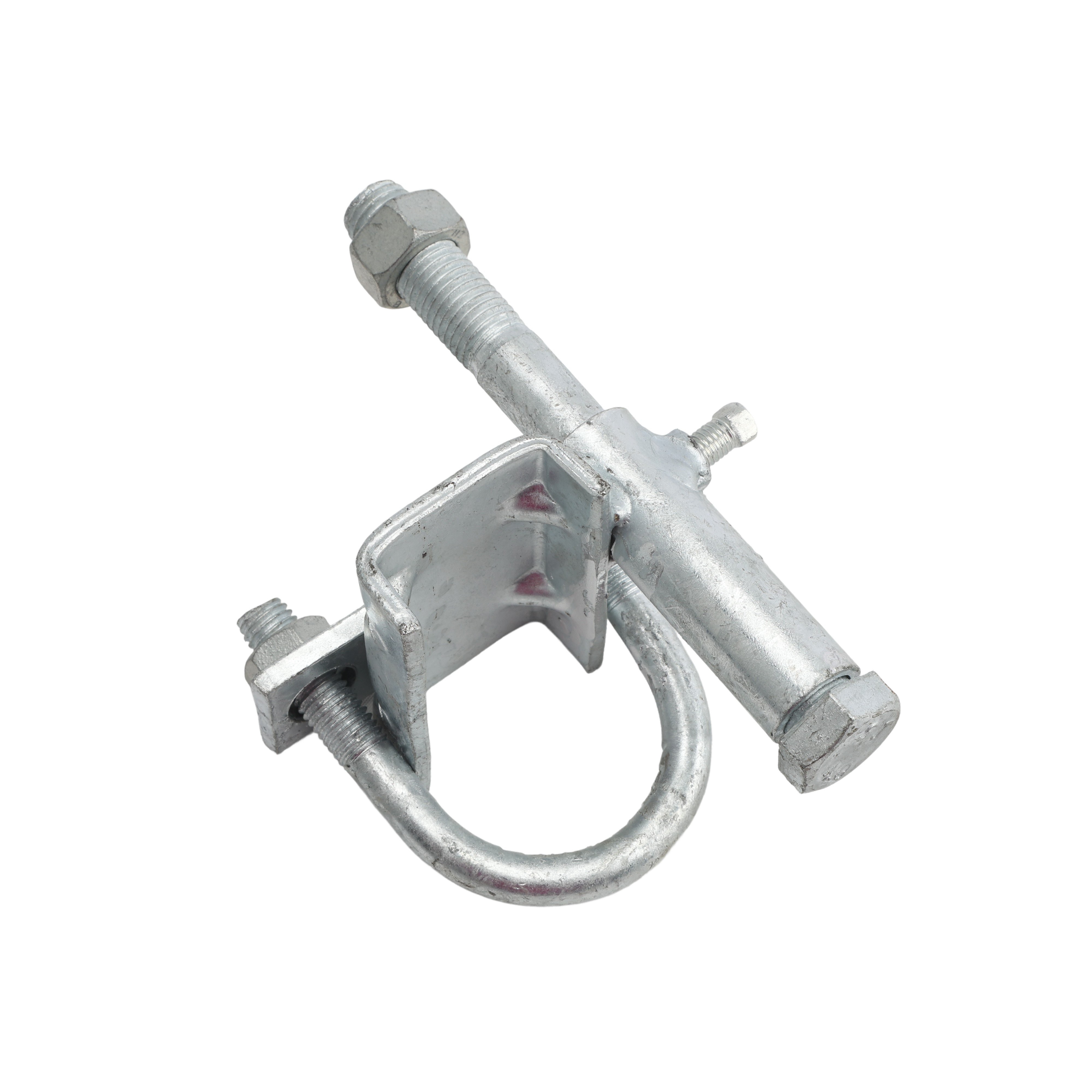 Chain Link 1 5/8" - 1 7/8" Heavy Duty Track Wheel Bracket with U-Bolt ...