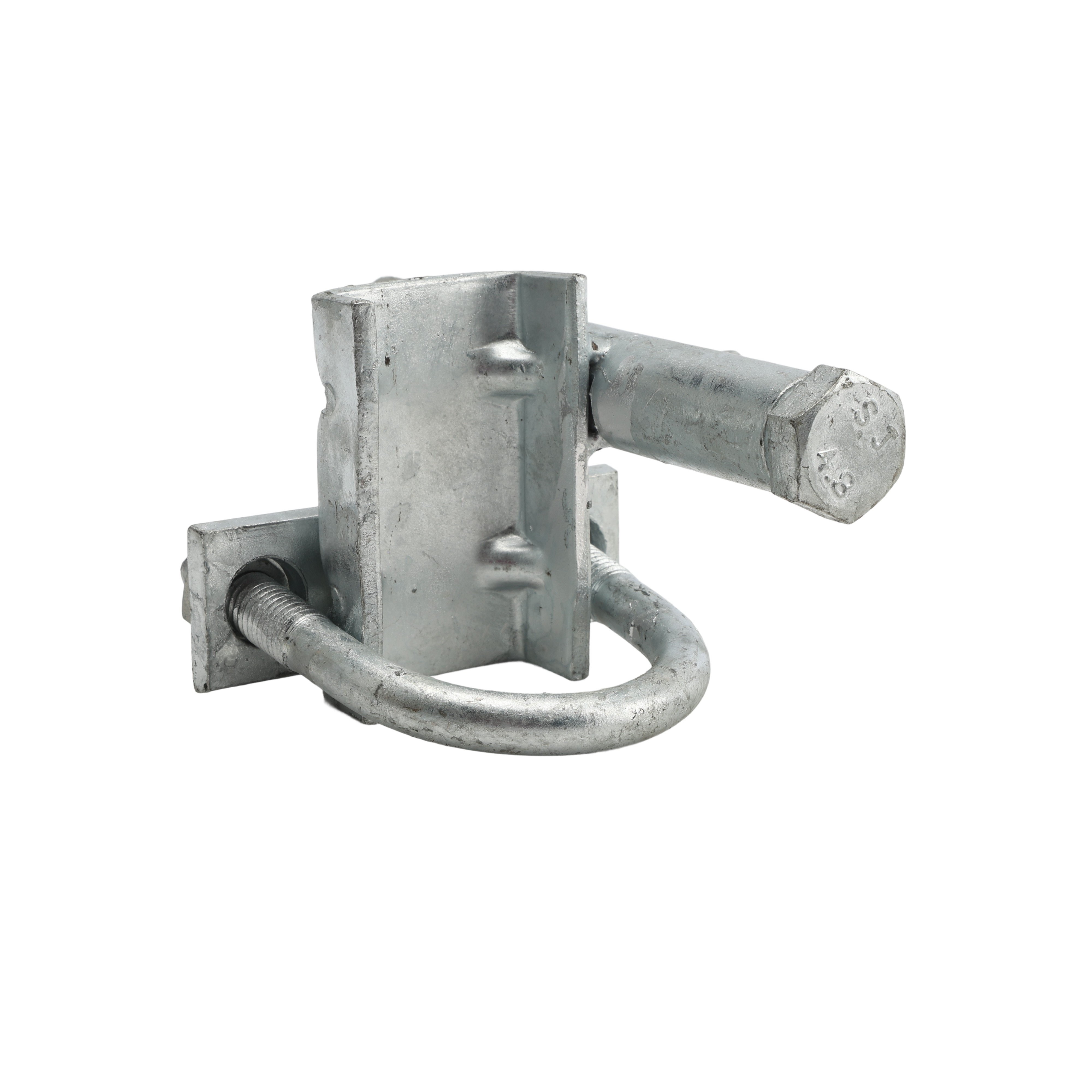 Chain Link 1 5/8" - 1 7/8" Heavy Duty Track Wheel Bracket with U-Bolt ...