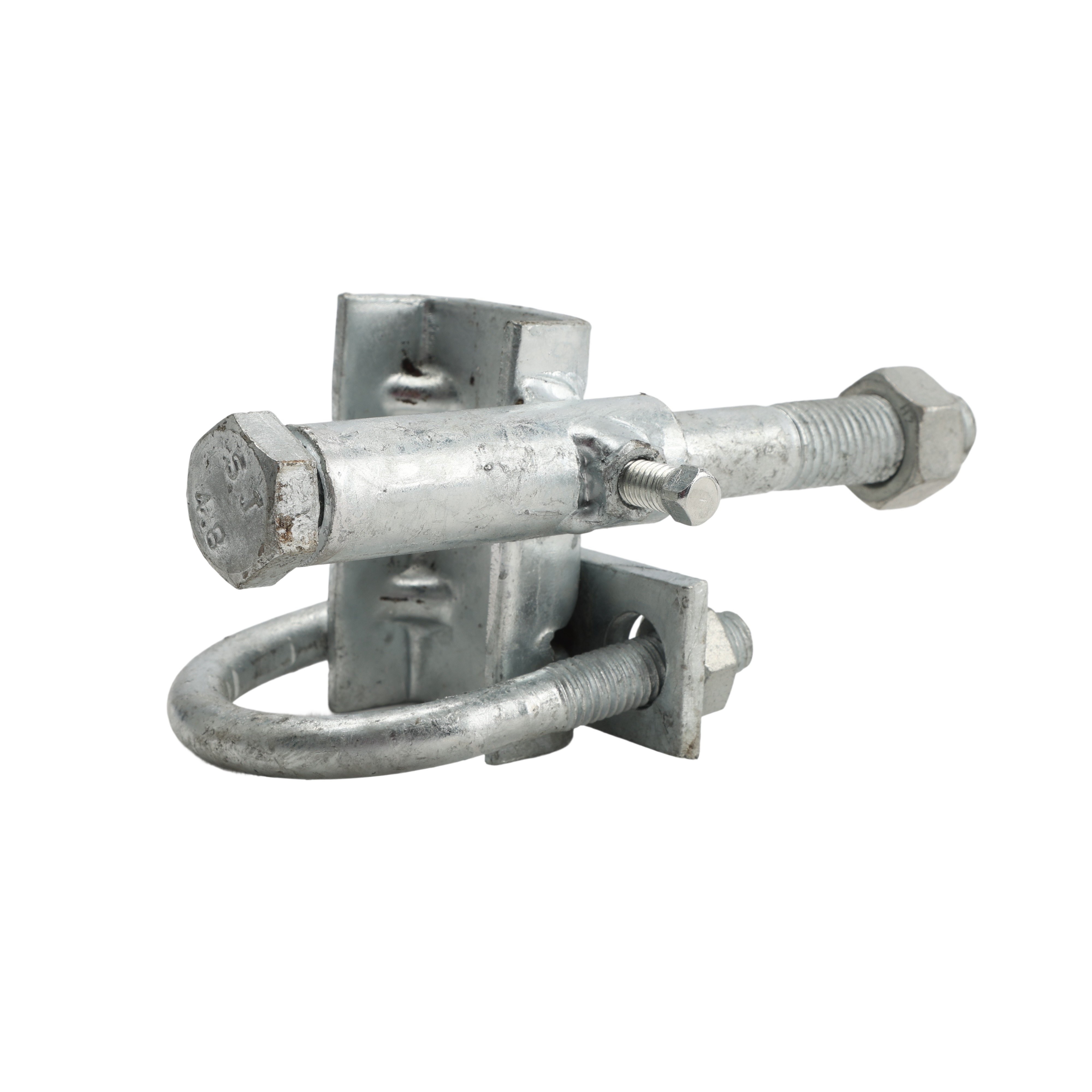 Chain Link 1 5/8" - 1 7/8" Heavy Duty Track Wheel Bracket with U-Bolt ...
