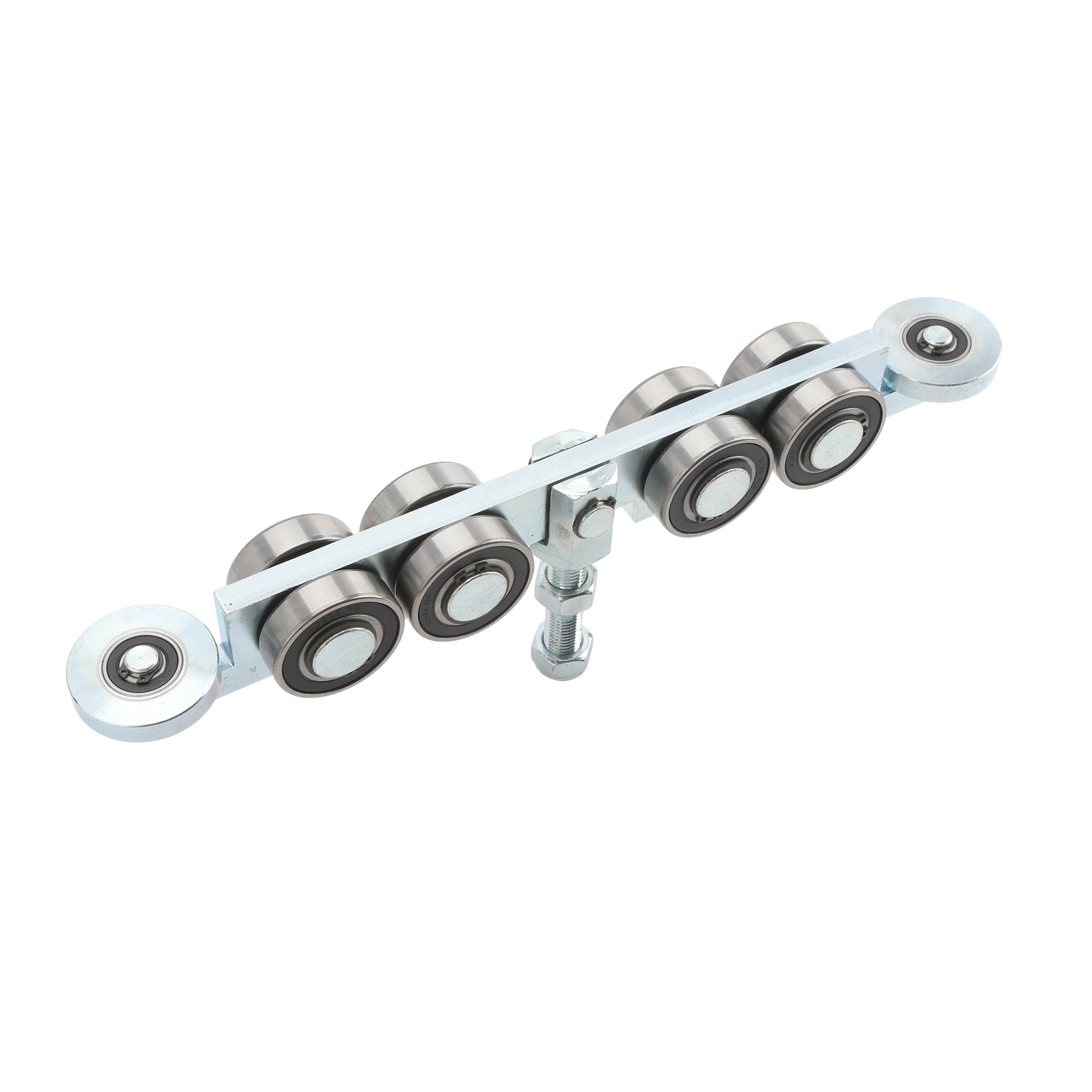 Chain Link 4-Wheel Truck Assembly Includes 2" [1 7/8" OD] Guide Wheels ...