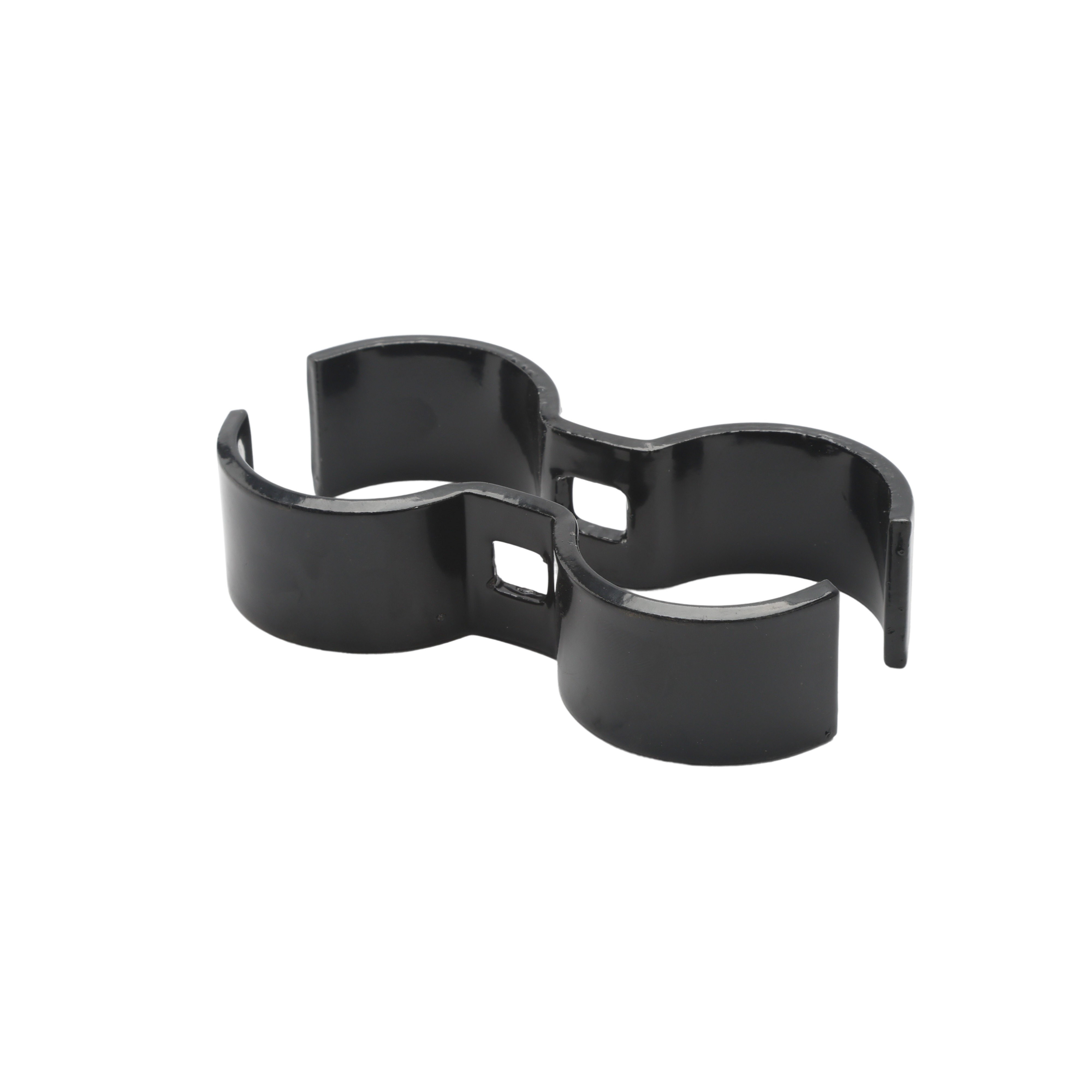 Chain Link 2" [1 7/8" OD] x 2" [1 7/8" OD] Saddle Clamp, Kennel Clamp ...