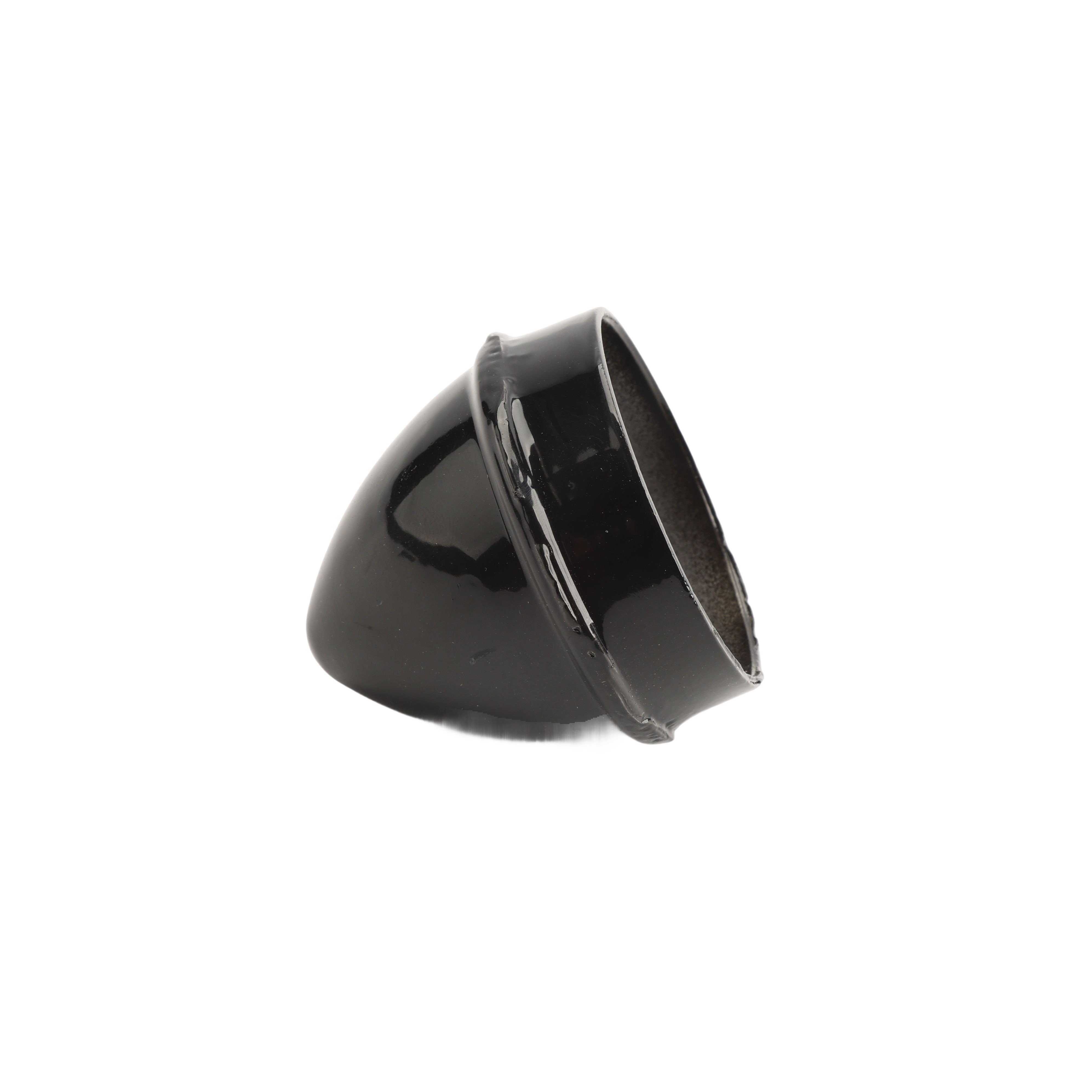 Chain Link 1 5/8" Black Die-Cast Aluminum External Acorn Post Cap Chain ...