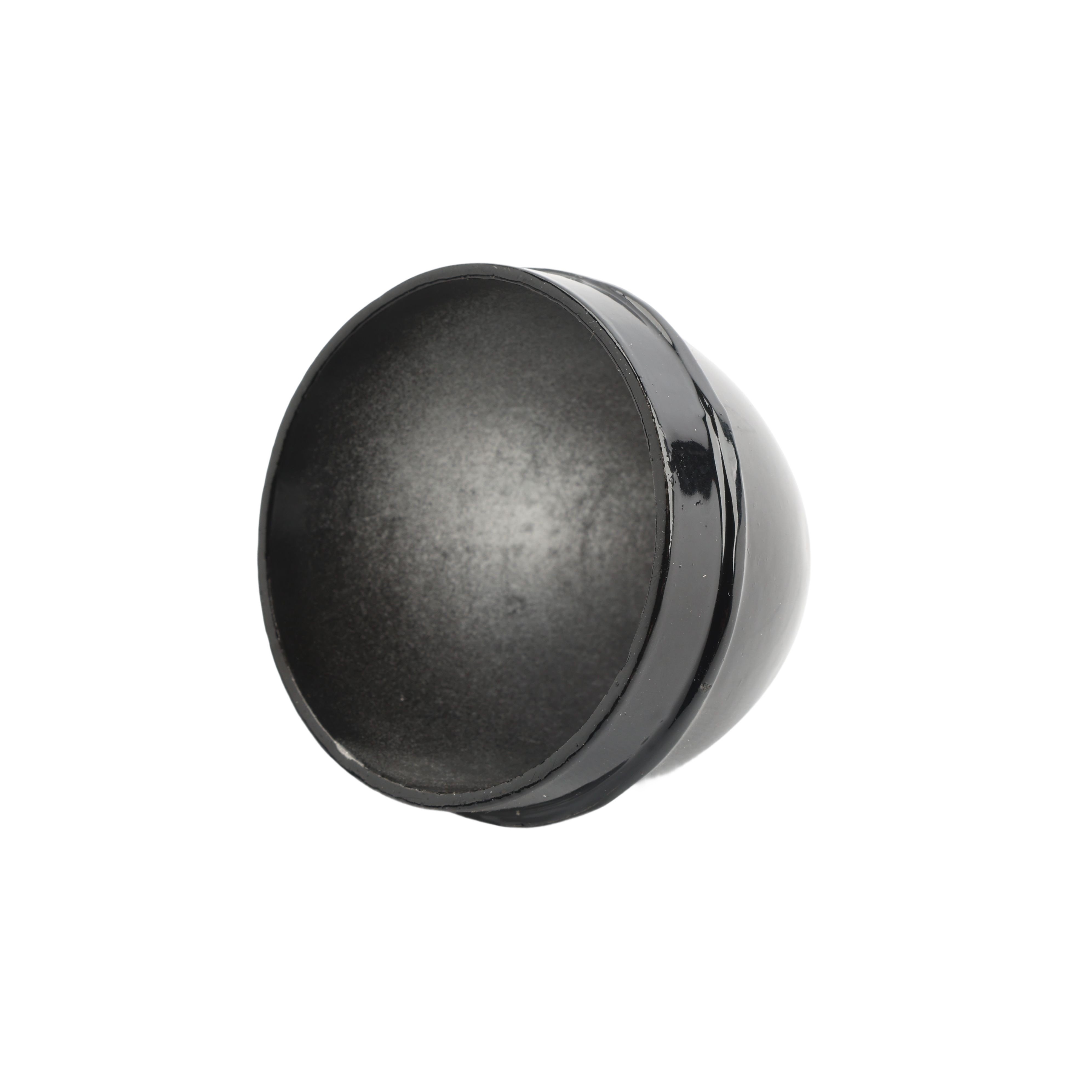 Chain Link 2 1/2" Black Die-Cast Aluminum External Acorn Post Cap (Fits ...