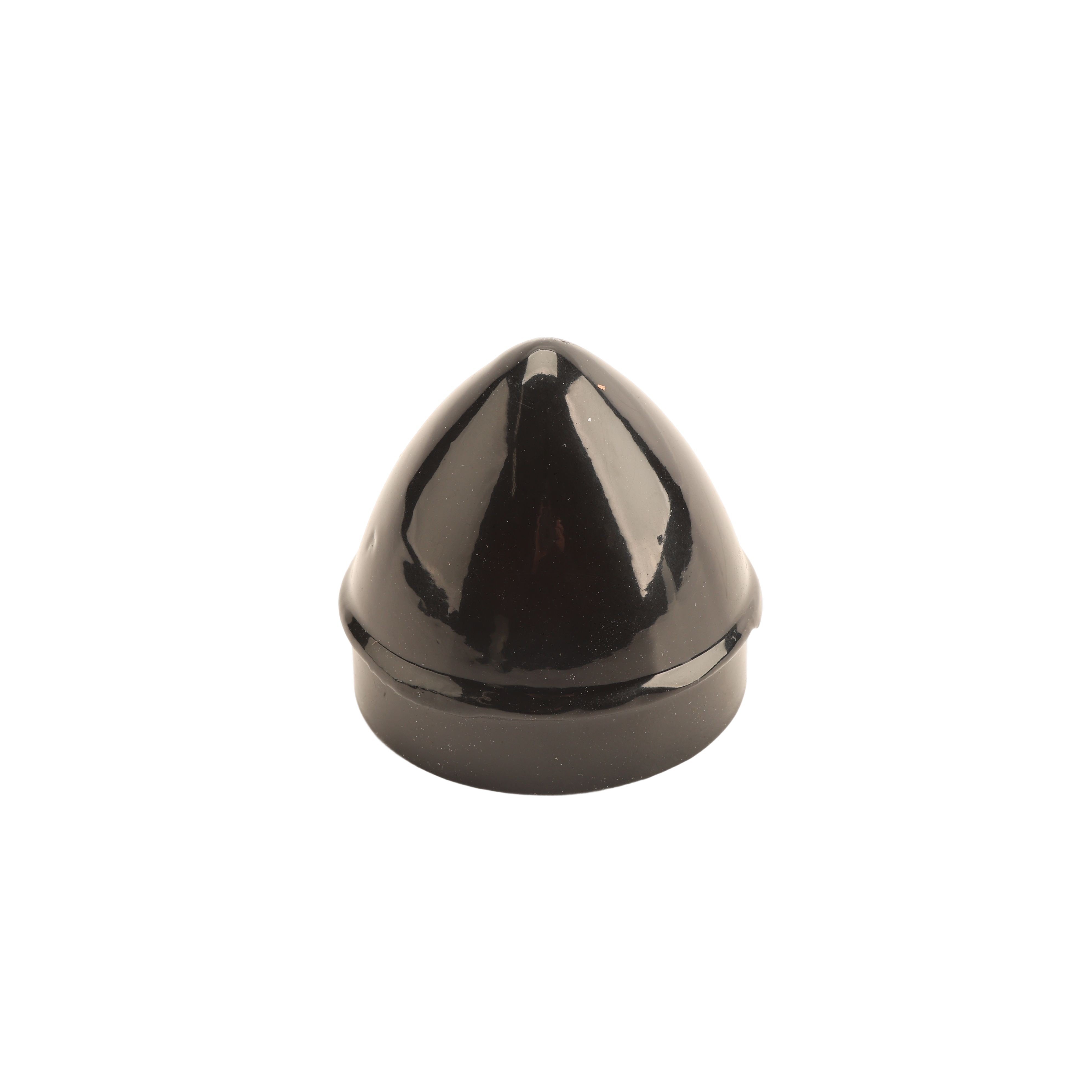 Chain Link 2" Black Die-Cast Aluminum External Acorn Post Cap (Fits 1 7 ...