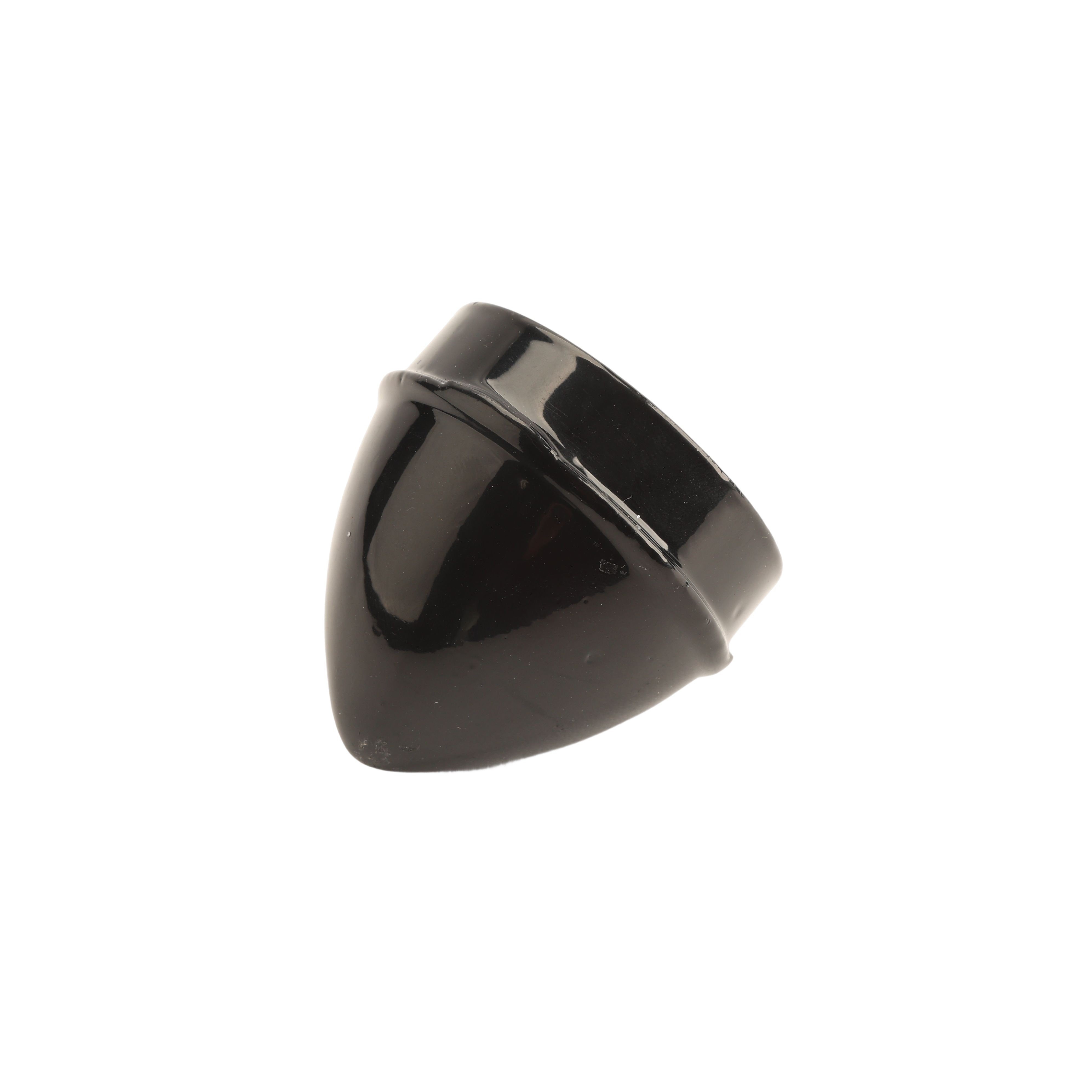 Chain Link 2" Black Die-Cast Aluminum External Acorn Post Cap (Fits 1 7 ...