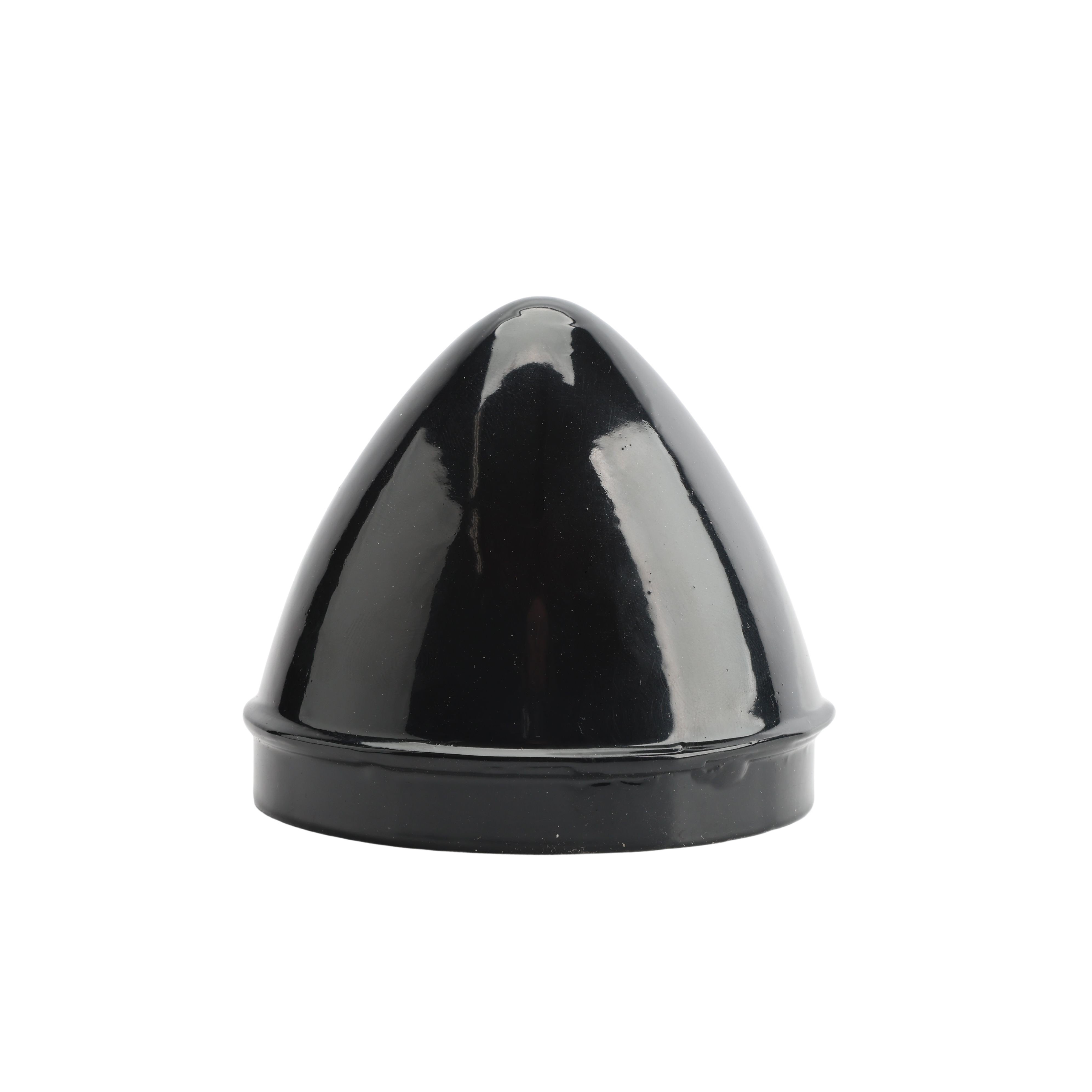 Chain Link 3" Black Die-Cast Aluminum External Acorn Post Cap (Fits 2 7 ...