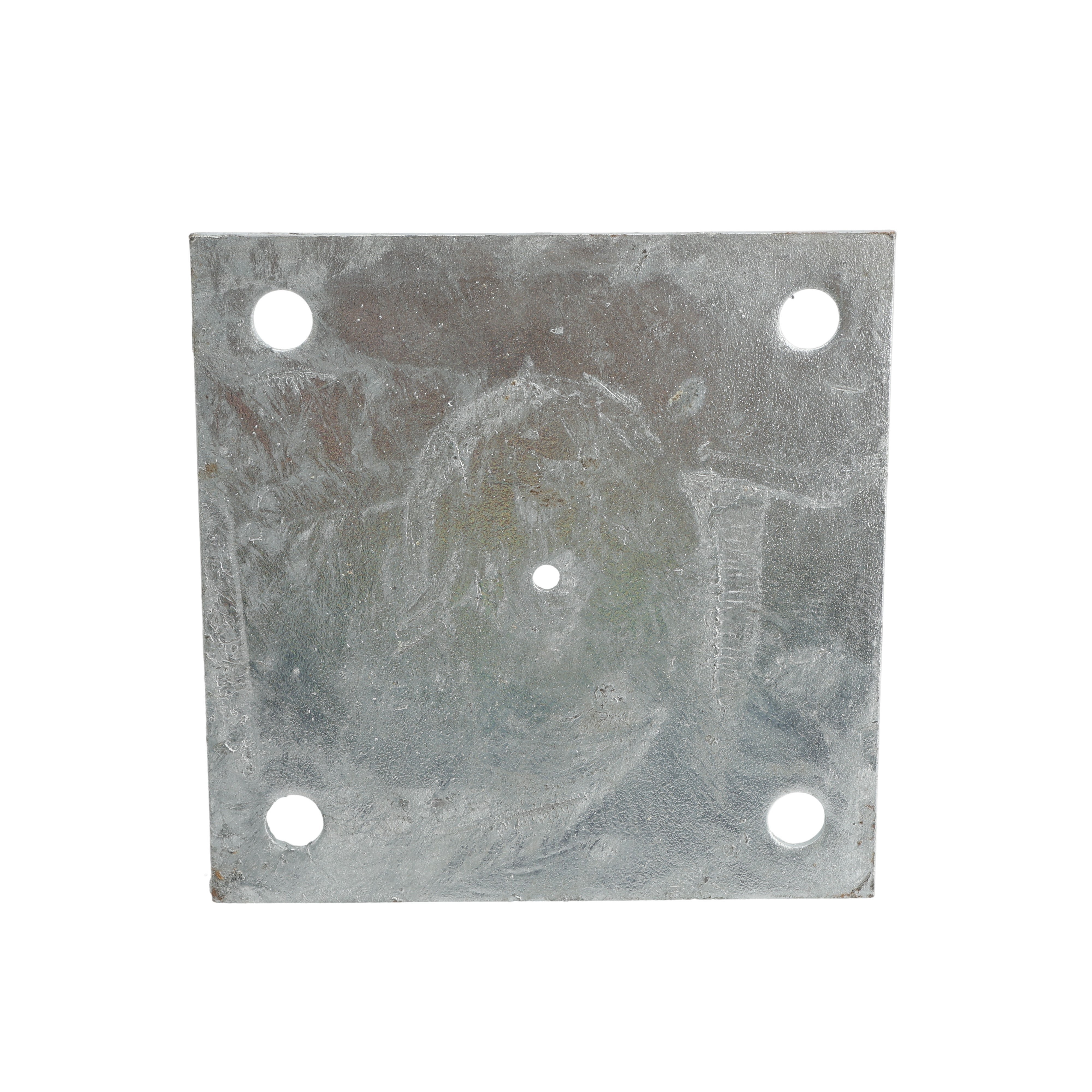 Chain Link Fence 3 1/2" (Fits 3 1/2" OD) Post Floor Flanges - Pressed ...