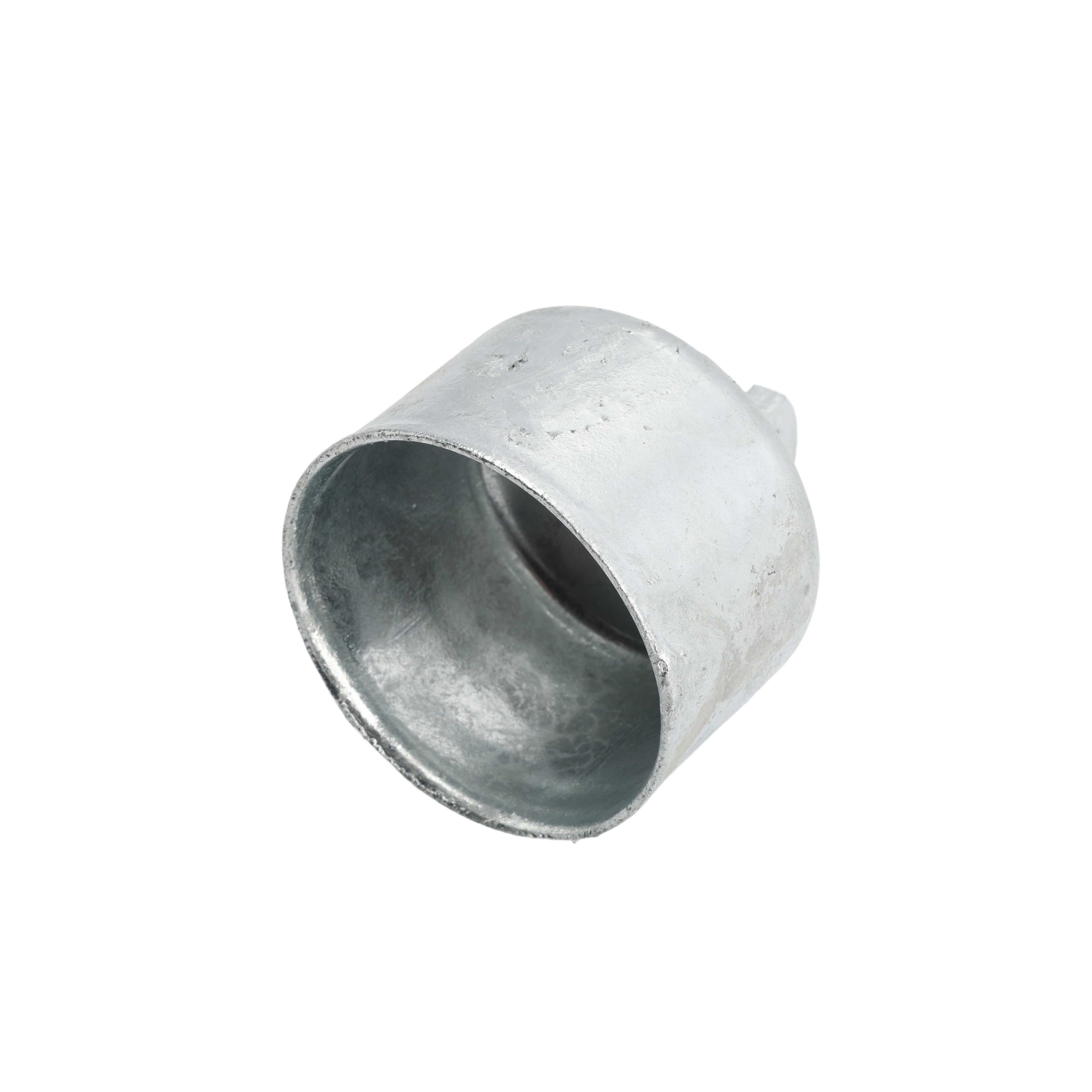 Chain Link 2 1/2" [2 3/8" OD] Half-Moon Combo Rail End Cup - End Rail ...