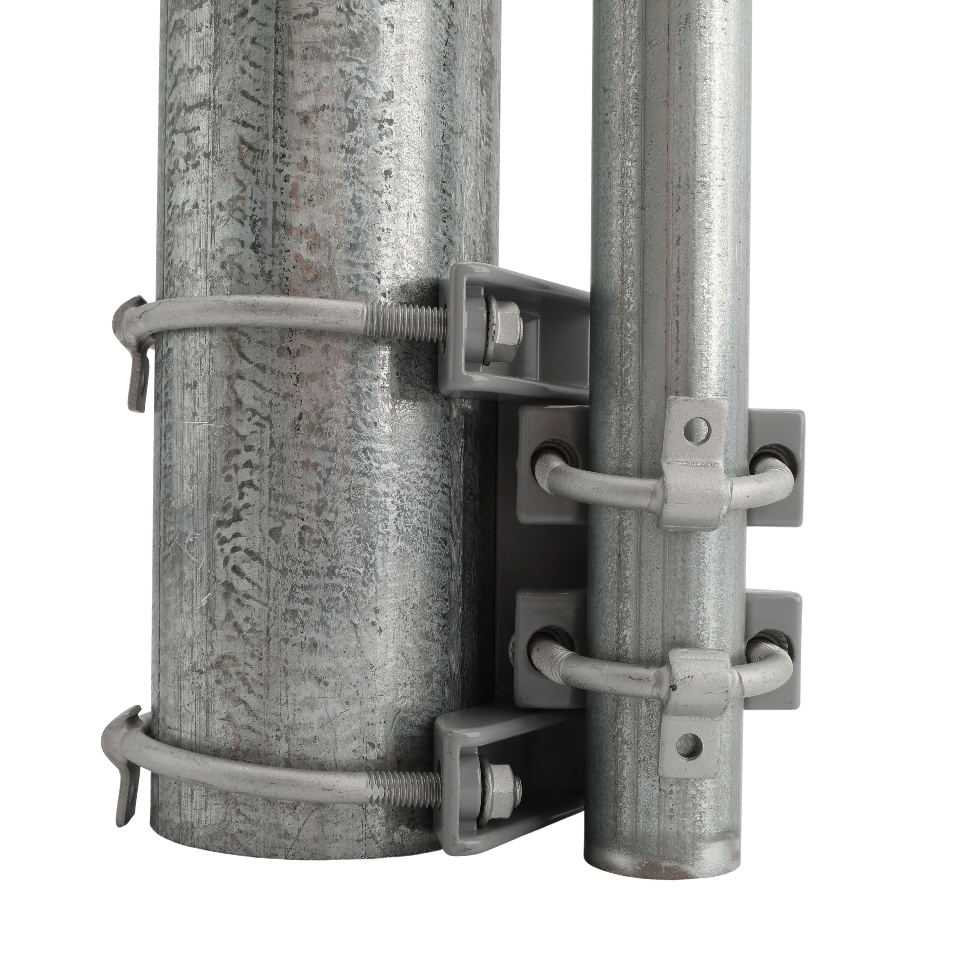 Chain Link Gray Self-Closing Spring Universal Gate Hinge (1 3/8" / 1 5/ ...