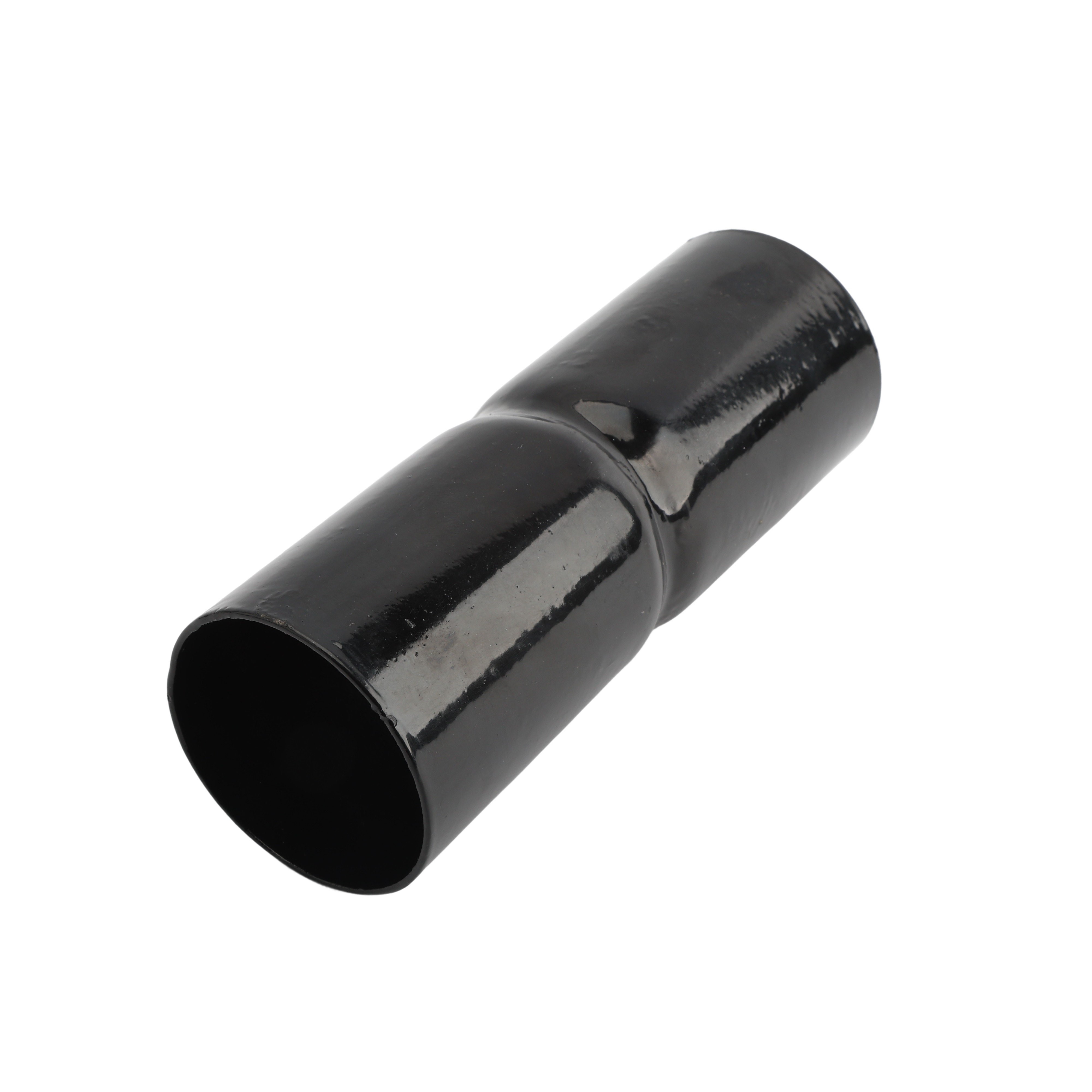 Chain Link 2"[1 7/8" OD] x 6" Black Top Rail Fence Sleeve (Powder ...