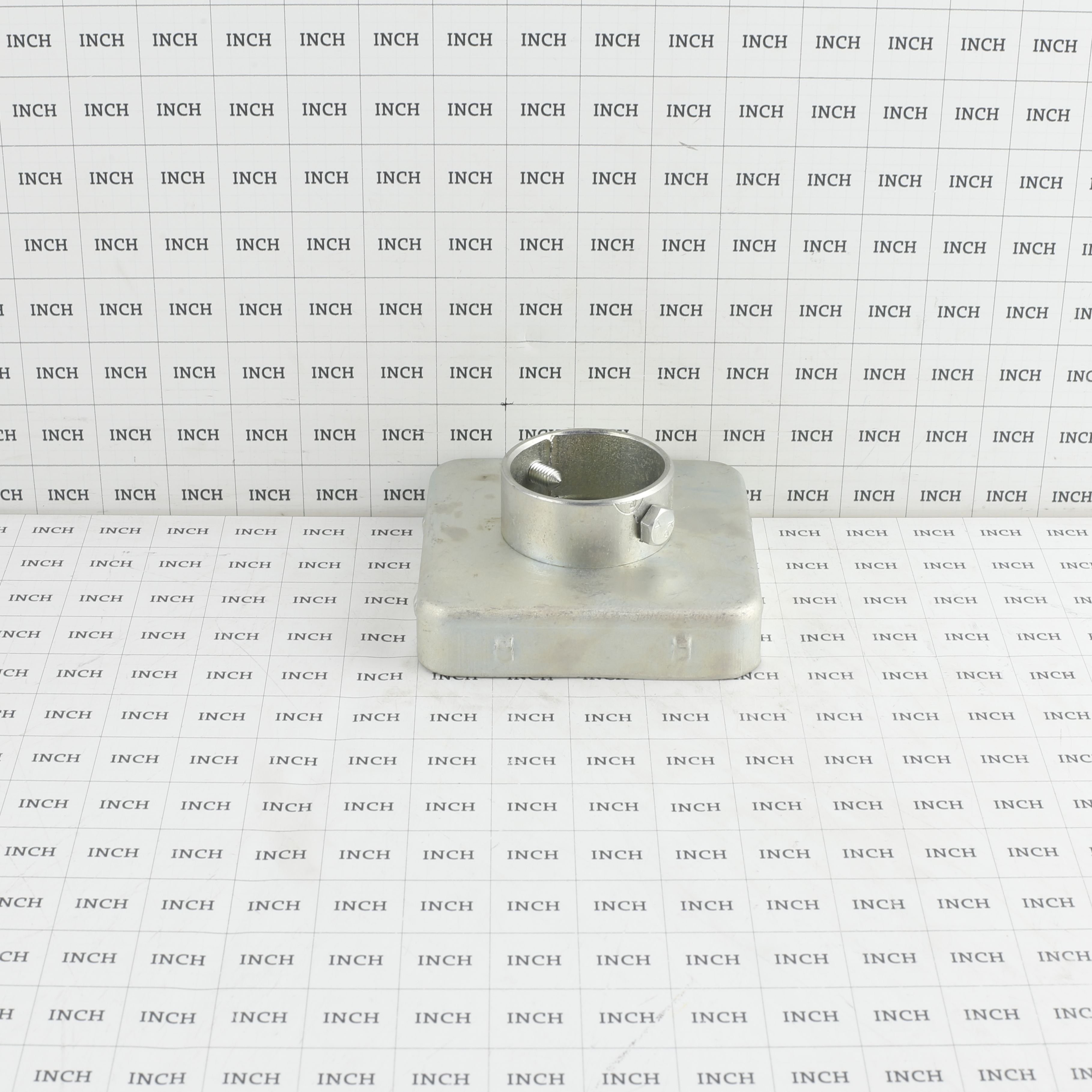 Vinyl Fence Steel No Dig Donuts for 5" x 5" Vinyl Posts and 2" (1 7/8 ...