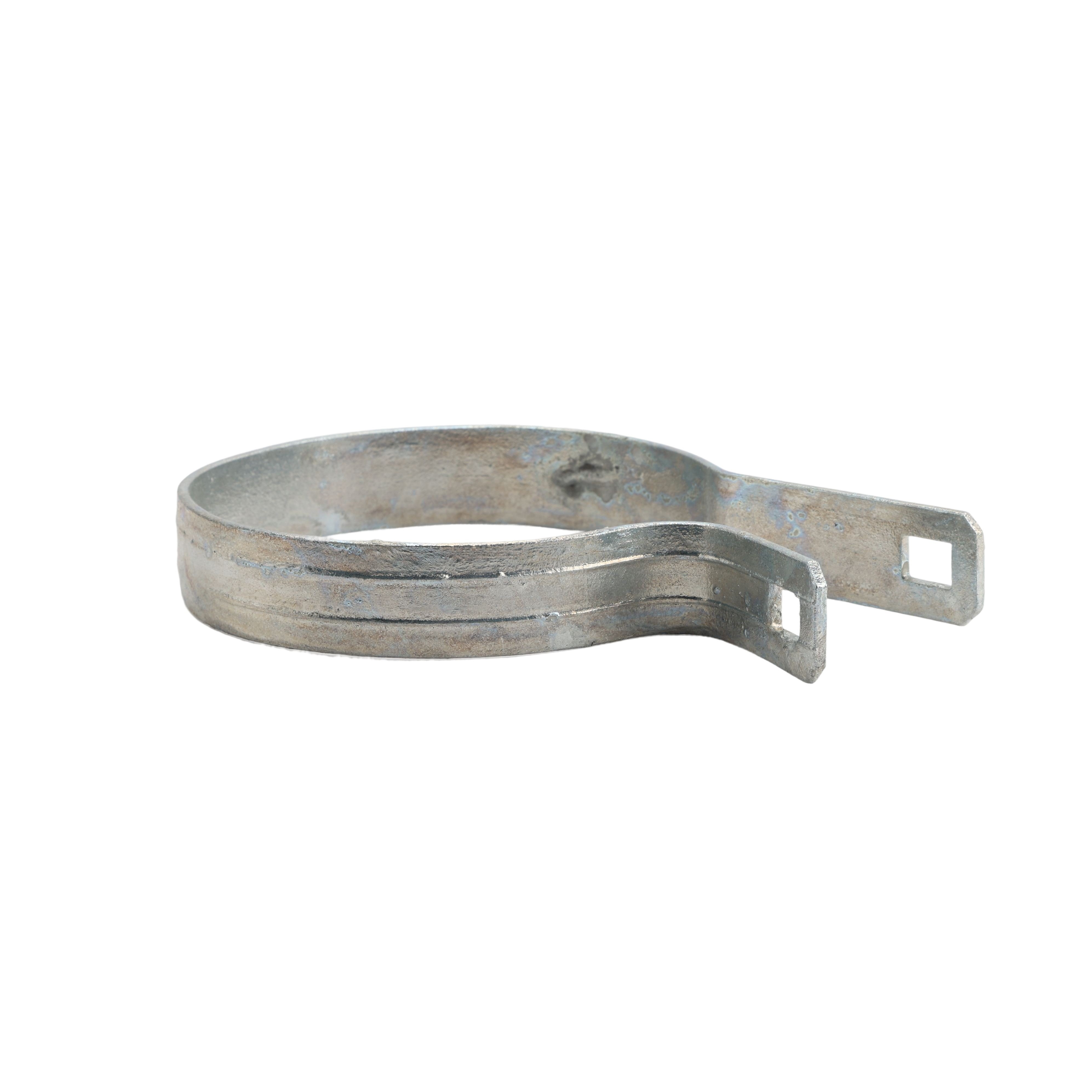 Chain Link 4" [4" OD] Beveled Tension Band - (Galvanized Steel) | Chain ...
