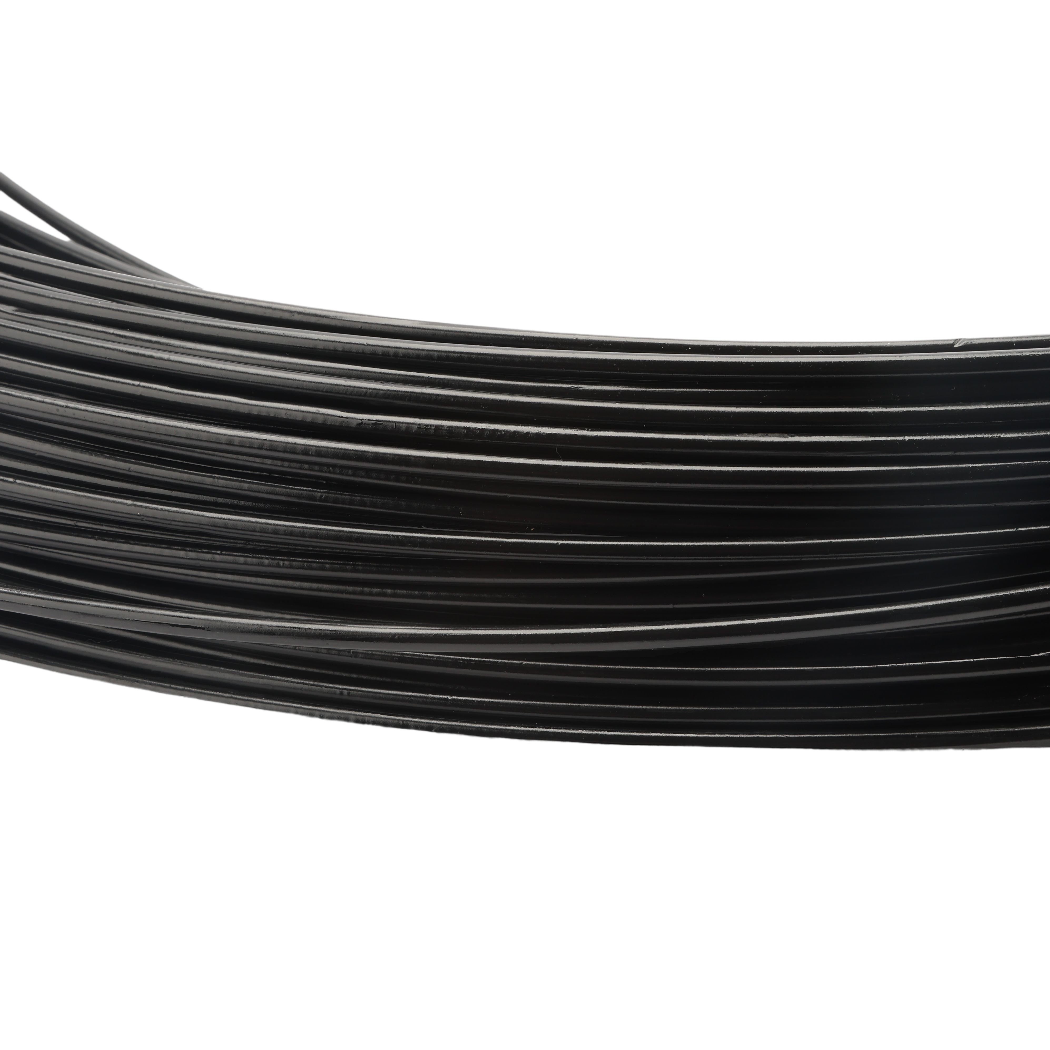 Chain Link Fence Black Utility Tension Wire [6 Gauge] (Vinyl Coated ...