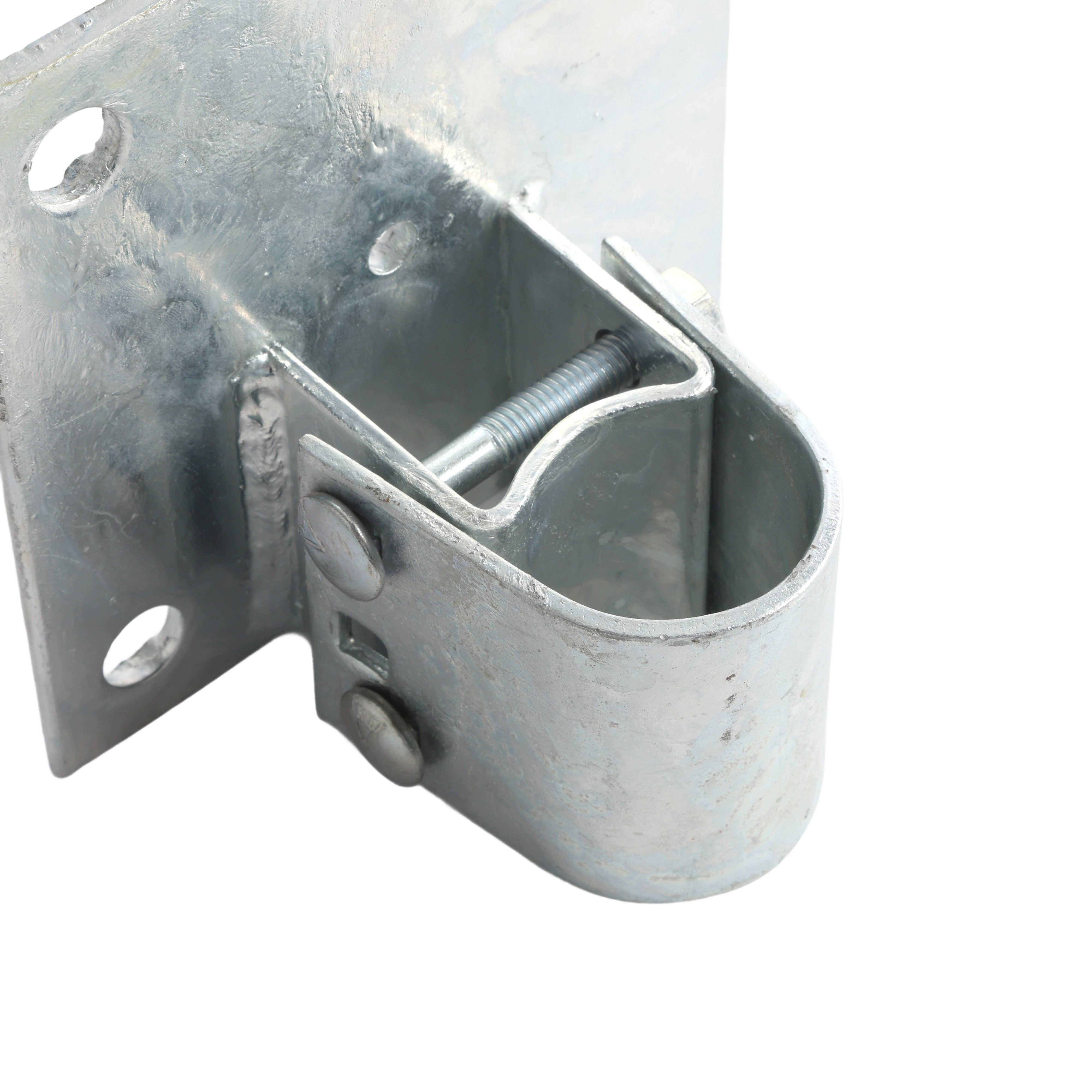 Chain Link 1 5/8" or 2" [1 7/8" OD] Wall Mount Gate Butt Hinge 90/180 ...