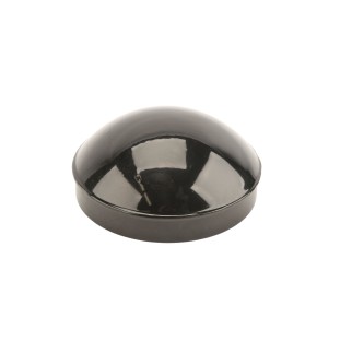 Chain Link Fencing Black Dome Post Caps - Black Chain Link Fittings ...