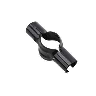 Chain Link Fencing Black Line Rail Clamps - Black Chain Link Fittings ...