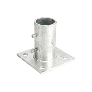 Chain Link Fencing Floor Flanges - Chain Link Fittings | Chain Link ...