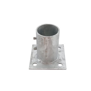 Chain Link Fencing Floor Flanges - Chain Link Fittings | Chain Link ...