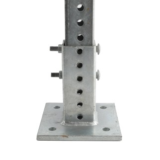 Sign Post Floor Mounting Flanges | Chain Link Fittings