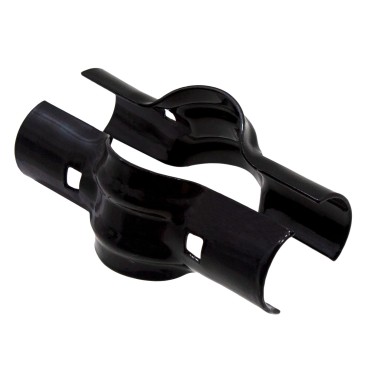 Chain Link Fencing Black Line Rail Clamps - Black Chain Link Fittings ...