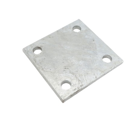 Chain Link Fencing Floor Flanges - Chain Link Fittings | Chain Link ...