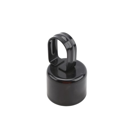 Chain Link Fencing Black Post Loop Caps - Black Chain Link Fittings ...