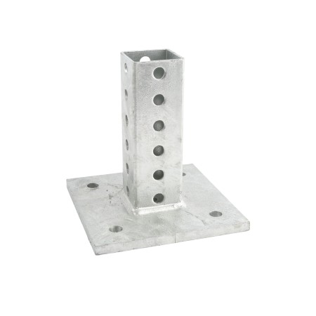 Sign Post Floor Mounting Flanges | Chain Link Fittings