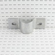 Chain Link 2 1/2" (2 3/8" OD) Industrial Facia / Side Wall Mount Chain ...