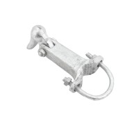 Chain Link 1 5/8" or 2" [1 7/8" OD] Duckbill Gate Holdback - Gate Open ...