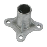 Chain Link 2" [1 7/8" OD] Surface Mount Floor Flange w/ 2 Set Screws ...