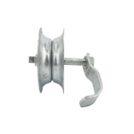 Chain Link Heavy Duty 1 5/8" Gate Pipe Track Safety Roller w/ Sealed ...