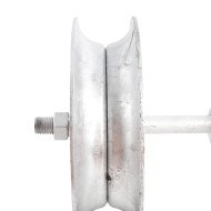 Chain Link 7" Safety Pipe Track Roller Wheel for 1 5/8" Pipe Track ...