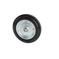 Chain Link 8" [7 1/2" OD] Solid Black Rubber Carrier Wheel for 5/8 ...