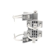Chain Link Gray Self-Closing Spring Universal Gate Hinge (1 3/8" / 1 5/ ...