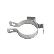 Chain Link 2 1/2" [2 3/8" OD] Clamp-On Post Keeper Bracket Spring Gate ...