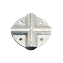 4 Way Connector Bracket Bolt on Bracket for 1 3/8" x 1 3/8" Round Post ...