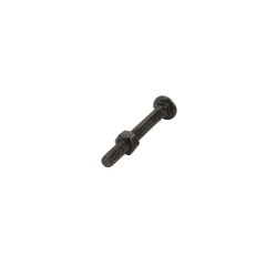 Chain Link 3/8" x 3" Carriage Bolt & Nut (HDG & Powder Coated Black ...