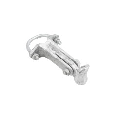 Chain Link 1 5/8" or 2" [1 7/8" OD] Duckbill Gate Holdback - Gate Open ...