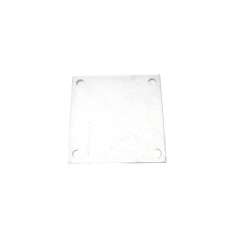 Chain Link 8" x 8" x 1/4" Square Weldable Surface Mount Floor Flange ...