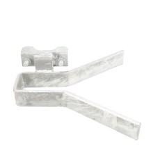 3" (2 7/8" OD) Industrial Slide Cantilever Gate Receiver Latch Pressed ...