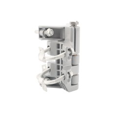 Chain Link Gray Self-Closing Spring Universal Gate Hinge (1 3/8" / 1 5/ ...