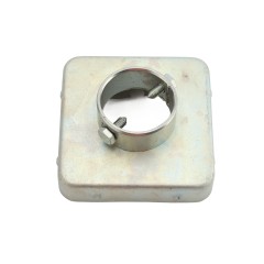 Vinyl Fence Steel No Dig Donuts for 5" x 5" Vinyl Posts and 2" (1 7/8 ...