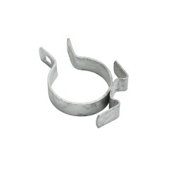 Chain Link 2 1/2" [2 3/8" OD] Clamp-On Post Keeper Bracket Spring Gate ...