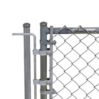 Chain Link Fence 36" Drop Rod Kit With Pair of 1 3/8" Gate Frame Hinges ...