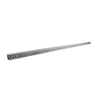 Telespar 2 x2" Square Sign Post with Holes 7' Long 12 Gauge (Pre-Galv ...
