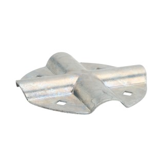 4 Way Connector Bracket Bolt on Bracket for 1 3/8" x 1 3/8" Round Post ...